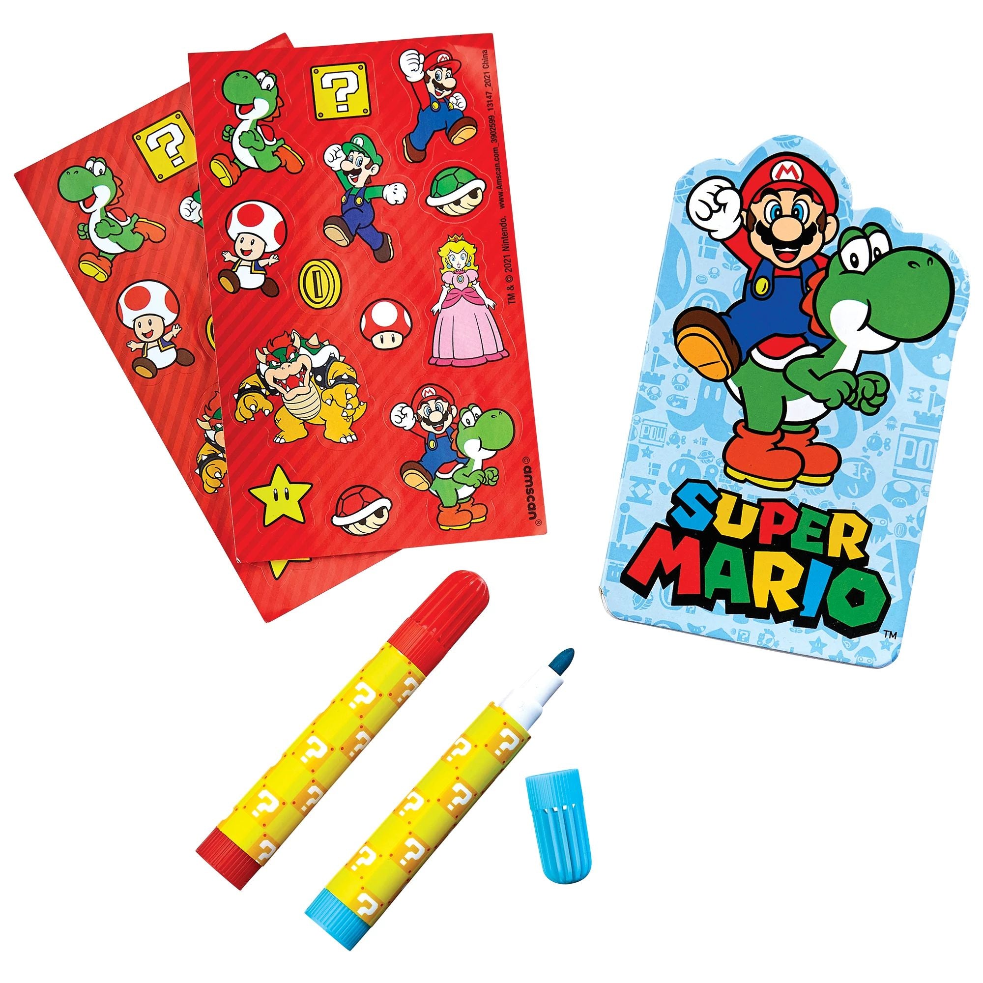 Super Mario Stationery Set - Super Mario Bros – PartyenFolie